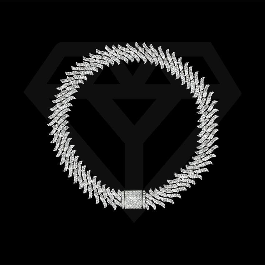 Iced Out Silver Chain Supplier - Hiphop Jewelry Wholesale